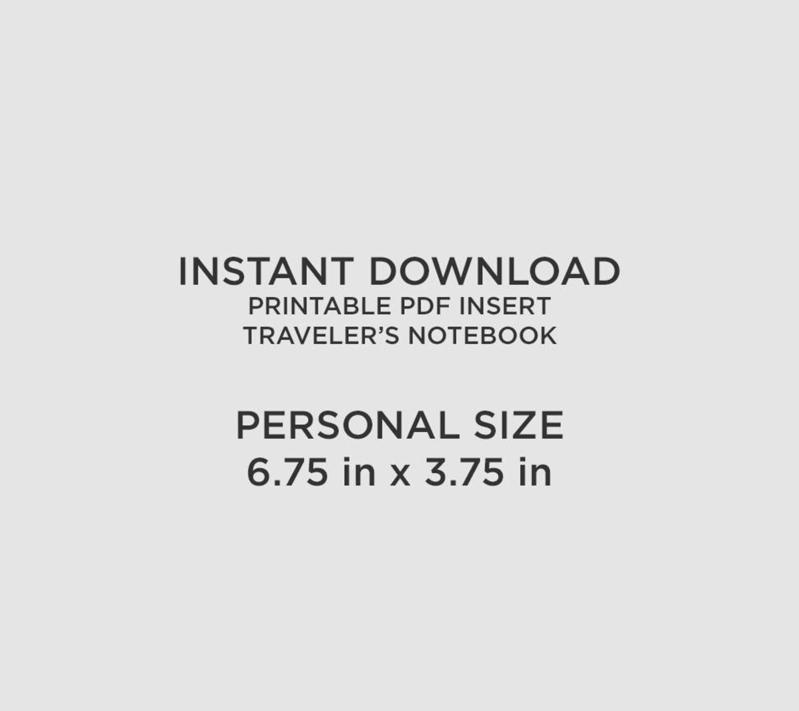 PERSONAL Monthly Tracker GRID Traveler's Notebook - Etsy