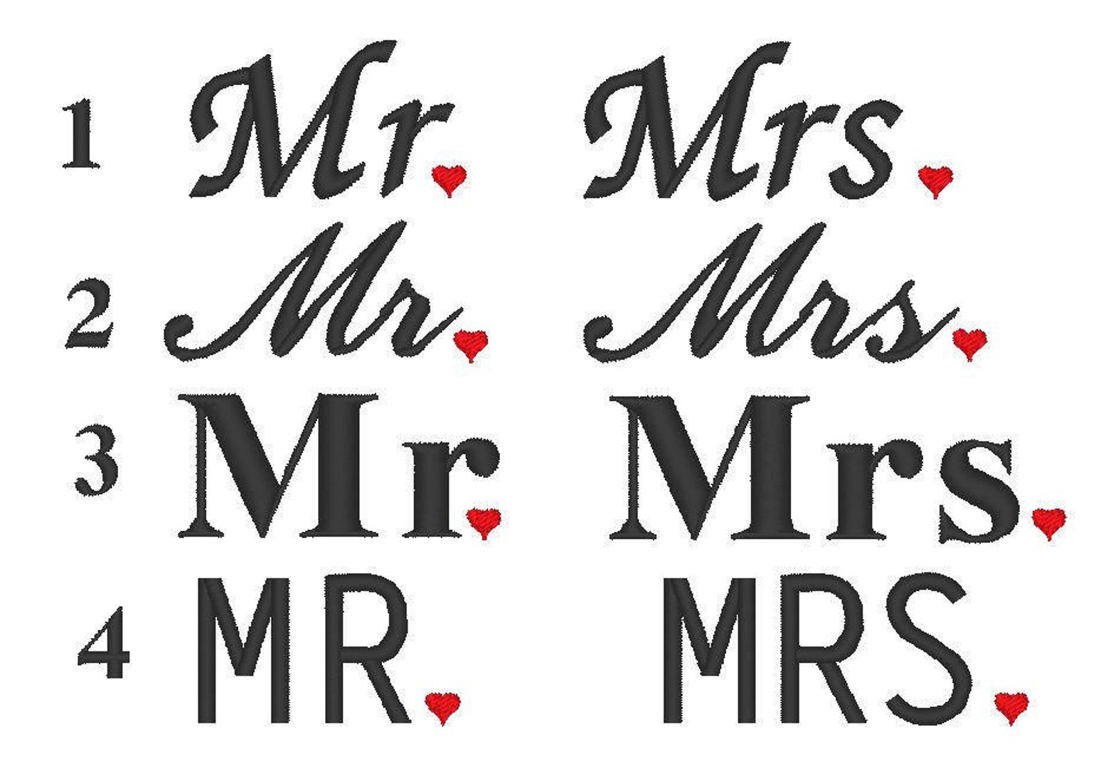 Mr and Mrs Heart Hand Towel Set / His and Hers / Personalized | Etsy