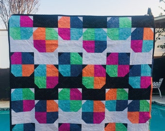 Polka dot quilt | Etsy