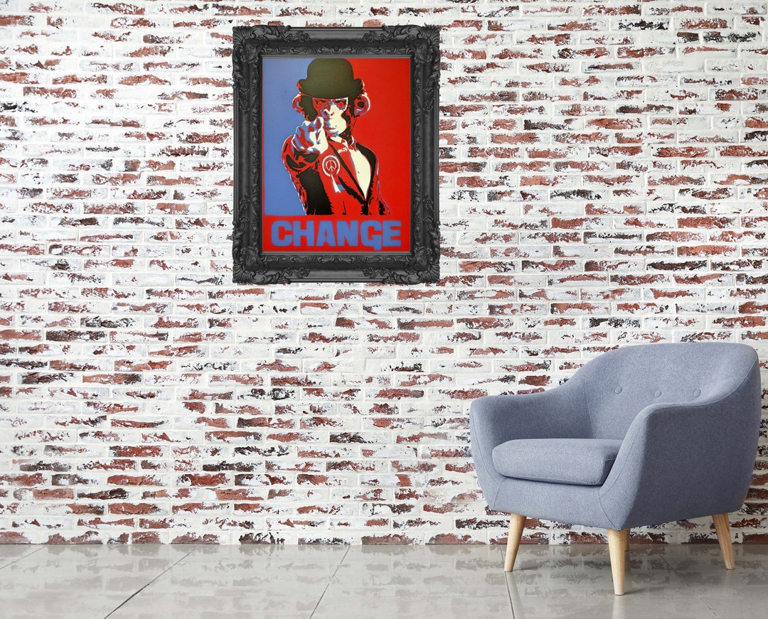 Change Political Monkey Poster Original Artwork by Unify Contemporary ...