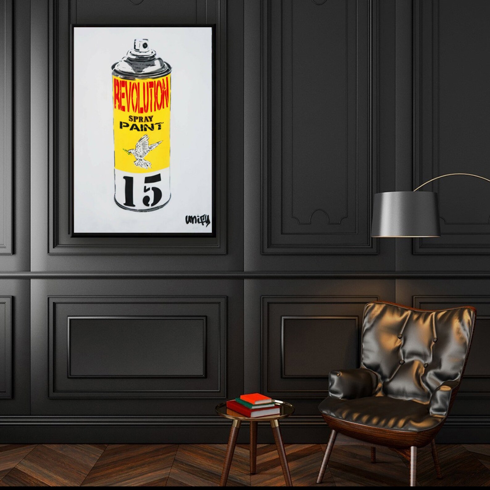 Revolution Spray Paint Can yellow Limited Edition - Etsy
