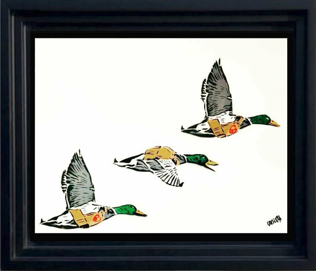 Bullet Proof Ducks Original Artwork by Unify Contemporary Abstract Pop ...
