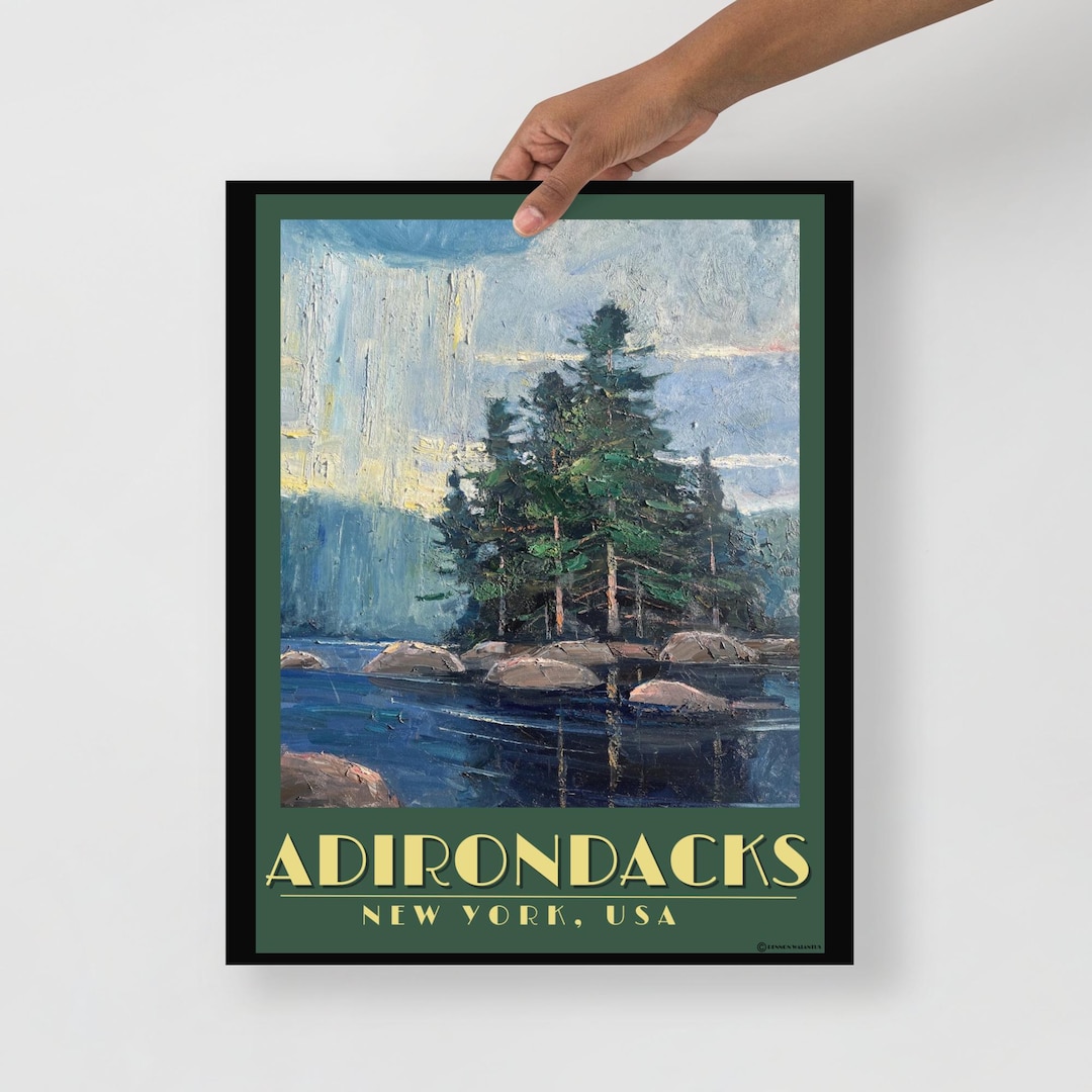 Adirondack State Park Poster - Etsy