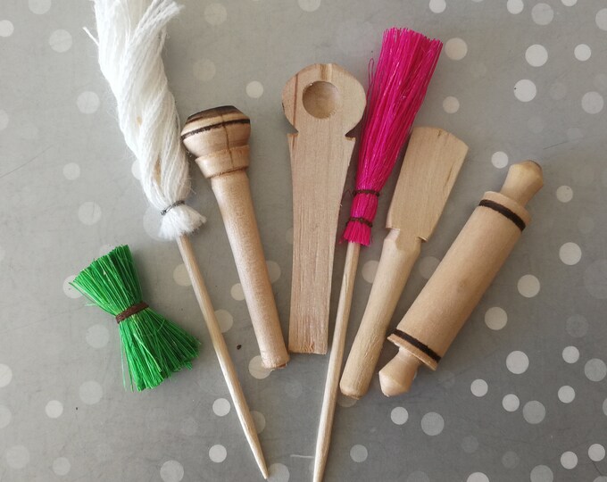 12 Mini Mexican Housewares, Mexican Kitchen Bridal Shower Pin Favors ...