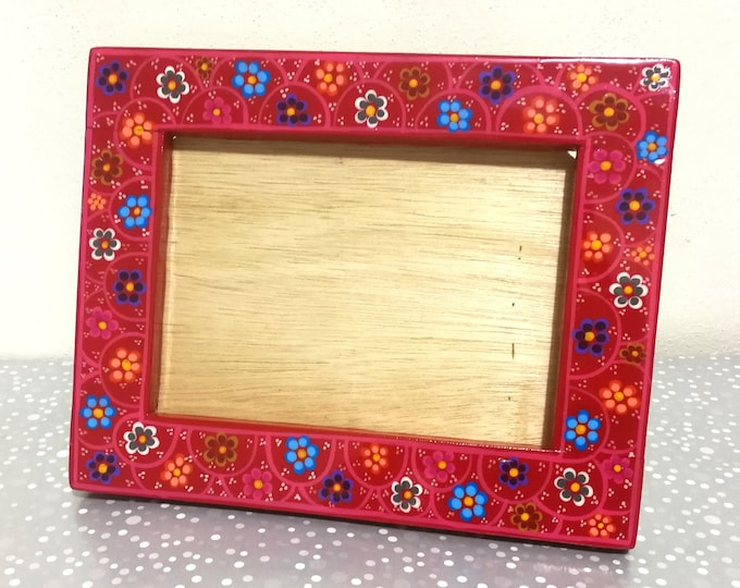 Mexican Red Photo Frame, Mexican Family Picture Frame, Mexico Christmas ...