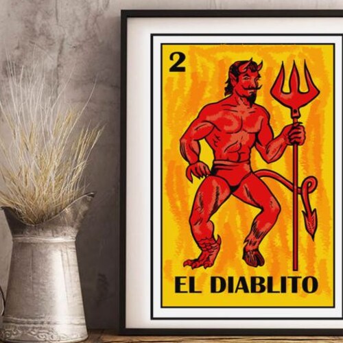 El Cazo Loteria Mexican Pop Art Print - Etsy