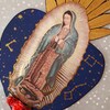 Virgin Mary and Baby Jesus Sequin Patch, Motherhood Support Breastfeed ...