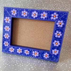 Mexican Purple Frame, Handpaint Photo Frame, Mexican Portrait, Mexico ...