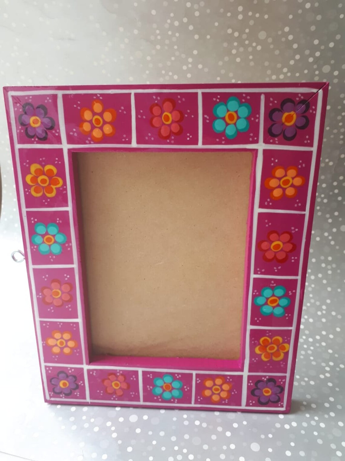 Mexican Pink Photo Frame Mexican Family Picture Frame Pink - Etsy