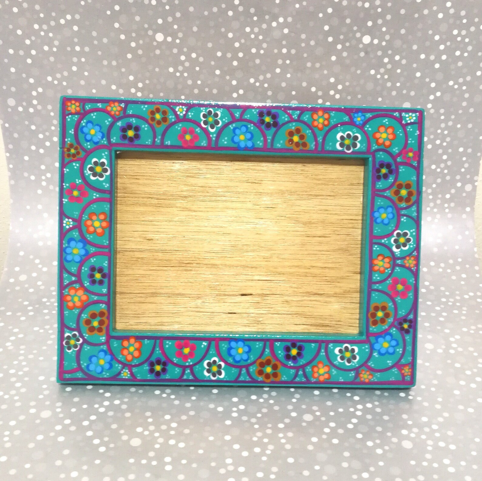 Mexican Aqua Photo Frame Christmas Family Picture Frame - Etsy