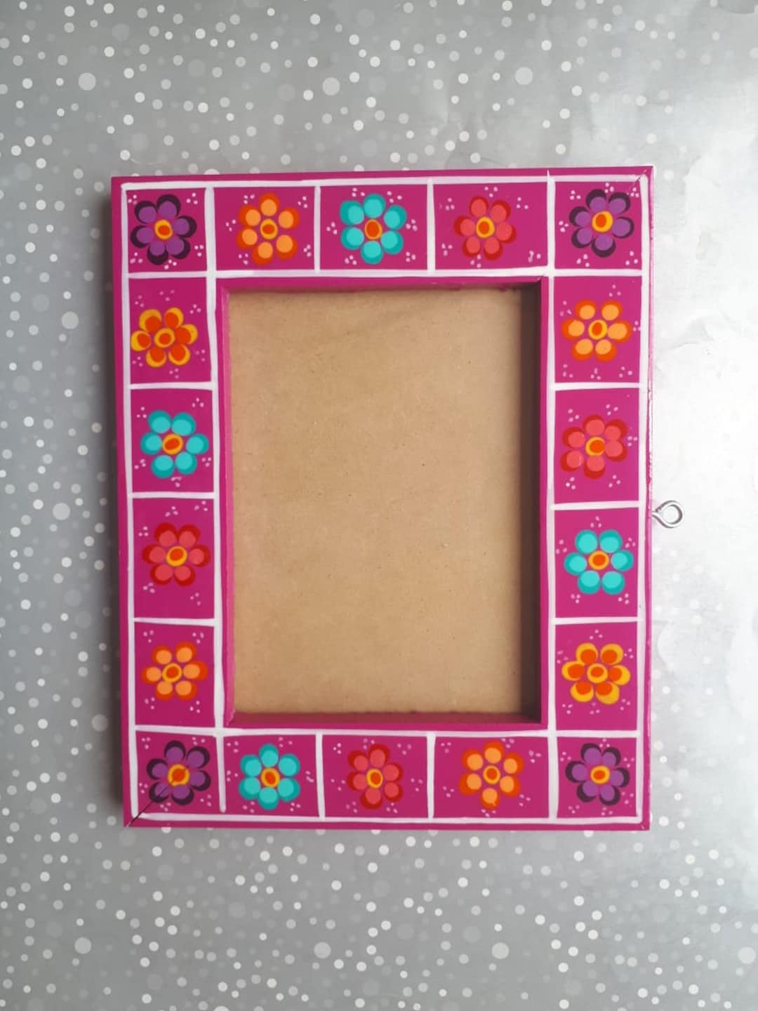 Mexican Pink Photo Frame Mexican Family Picture Frame Pink - Etsy