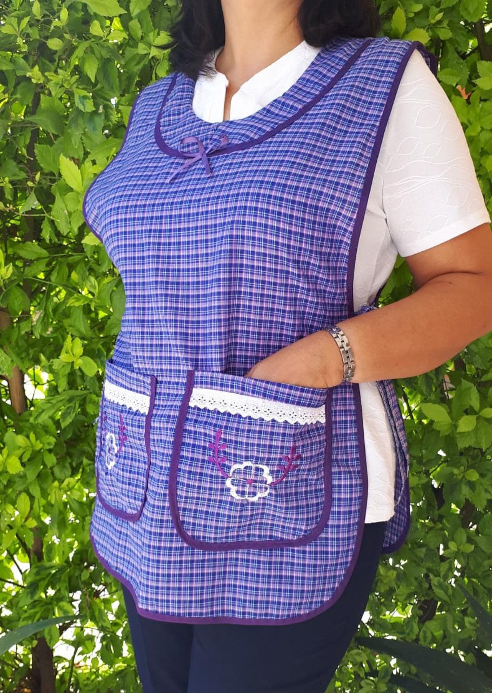 Mexican Kitchen Apron Mexican Floral Embroidery Mexican - Etsy