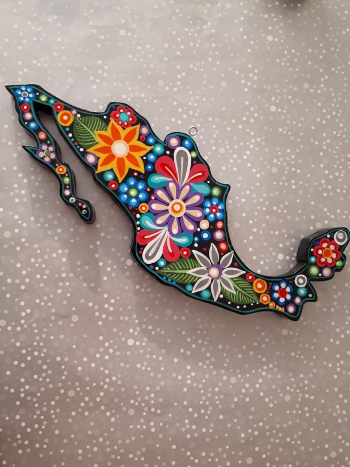 Mexico Map Handpainted Mexican Map Mexico Home Wood Sign - Etsy