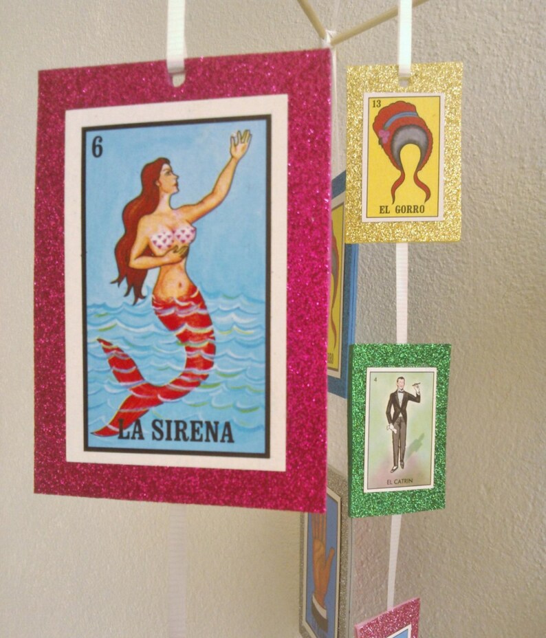 Mexican Loteria Mobile Cinco De Mayo Decor Birthday Photo - Etsy