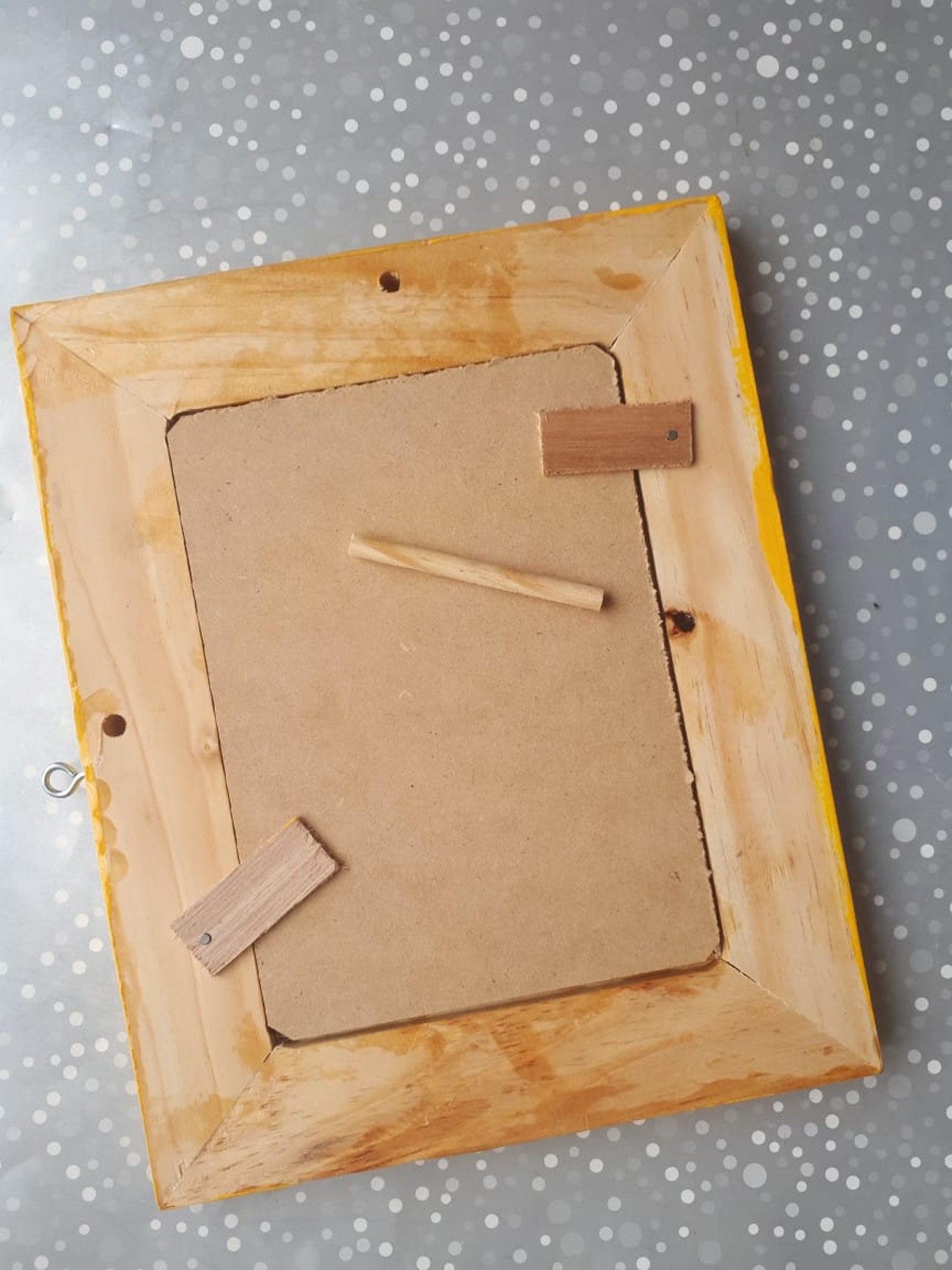 Yellow Photo Frame, Mexican Photo Frame, Mexico Family Picture Frame ...