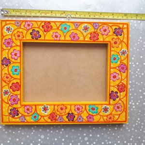 Yellow Photo Frame, Mexican Photo Frame, Mexico Family Picture Frame ...