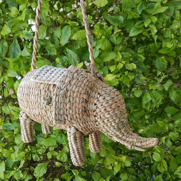 Woven Straw Purse - Etsy