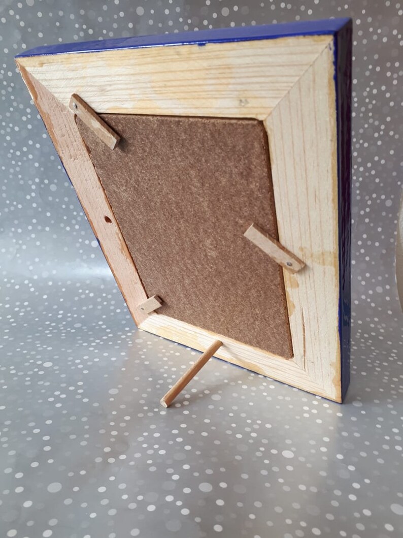 Mexican Purple Frame Handpaint Photo Frame Mexican Portrait | Etsy