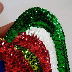 Rooster Sequin Patch, Chicken Sequin Applique, Mexican Gallo Sequin ...