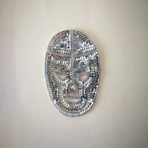 Mexican Luchador, Wrestler Mask Patch, Lucha Libre El Santo, Blue Demon ...