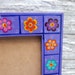 Mexican Photo Frame, Purple Flower Photo Frame, Mexico Family Picture ...