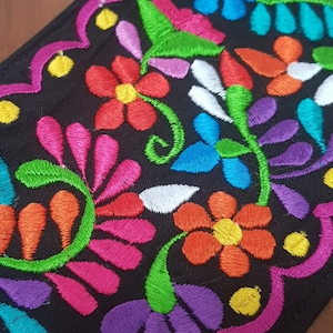 Embroidery Mexican Colorful Belt, Cinco De Mayo Waist Black Sash Belt ...