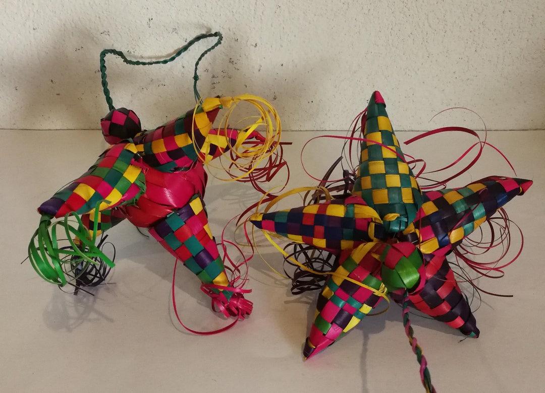 12 Mexican Mini Pinata, Mexican Banner, Mini Piñata Fiesta Favors ...