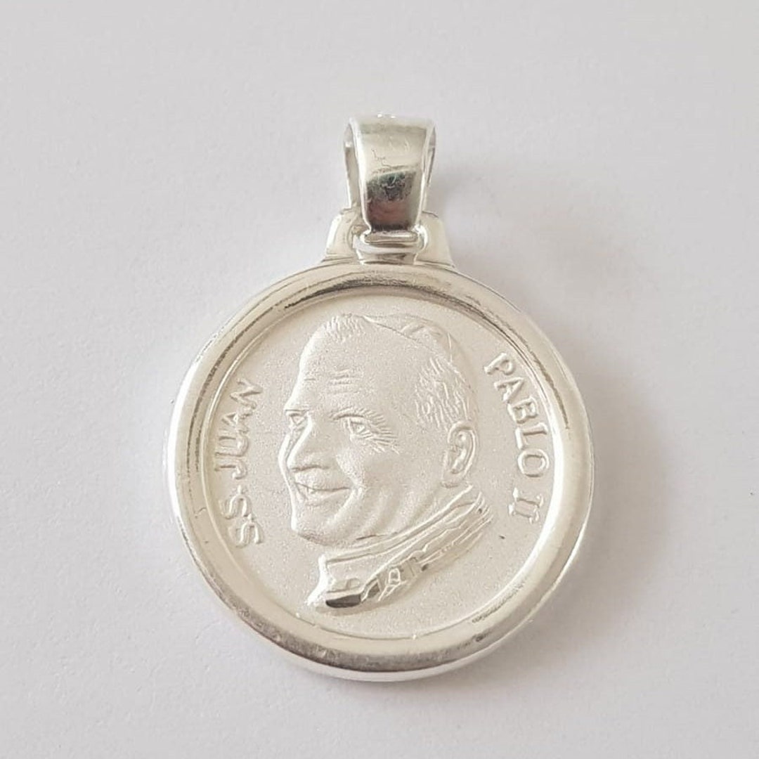 Pope Saint John Paul II and Virgen Guadalupe Scapular Medal Made in ...