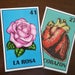 2 Mexican Loteria Stickers BIG Loteria Vinyl Sticker Mexican - Etsy