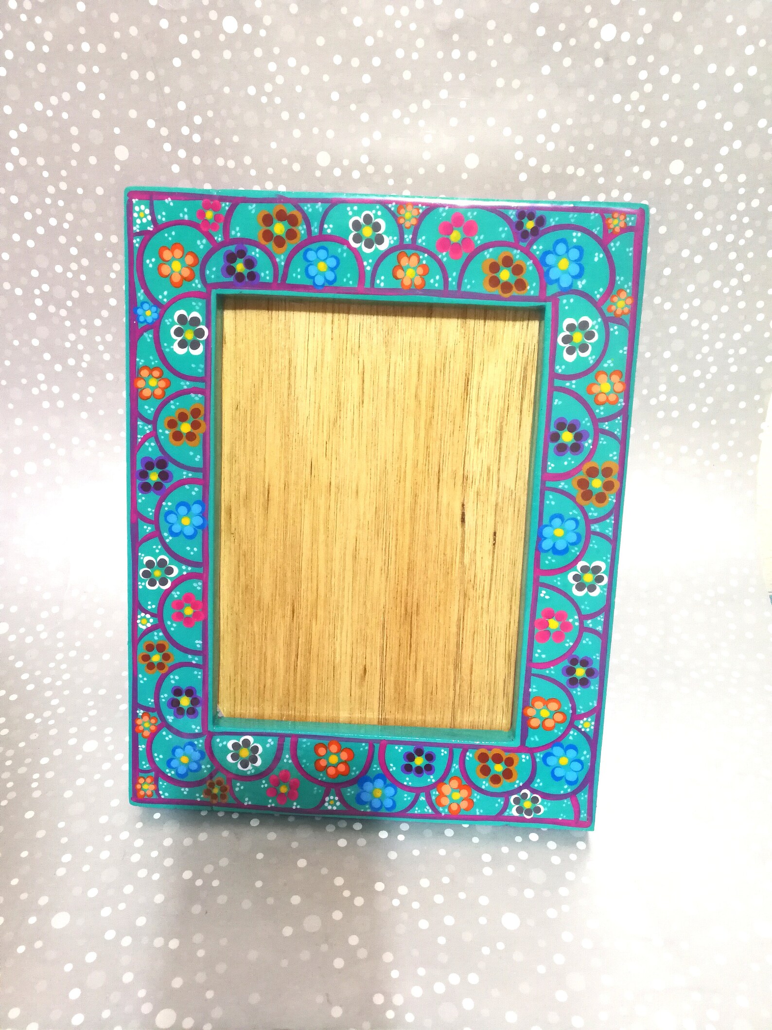 Mexican Aqua Photo Frame Christmas Family Picture Frame - Etsy