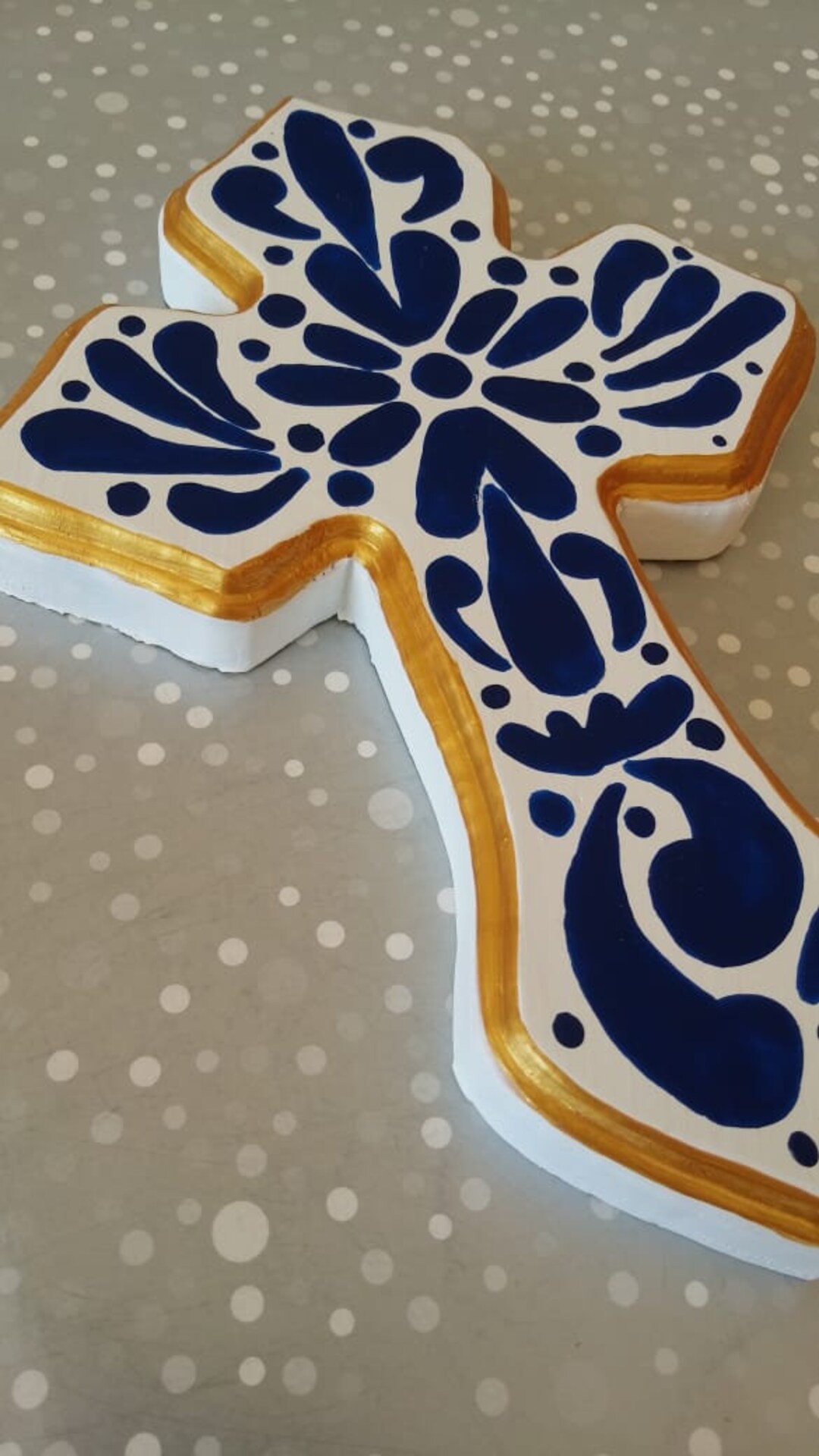 Mexican Wood Cross, Mexican Sacred Heart Cross, Mexican Milagro Cross ...