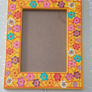 Yellow Photo Frame, Mexican Photo Frame, Mexico Family Picture Frame ...