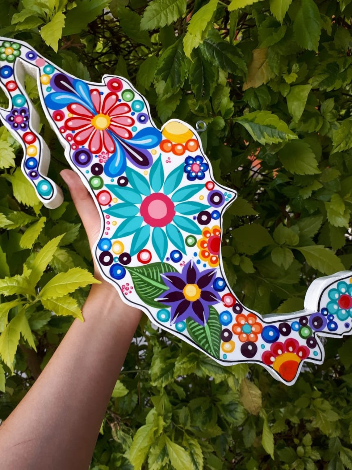 Mexico Map Handpainted Mexican Map Mexico Home Wood Sign - Etsy