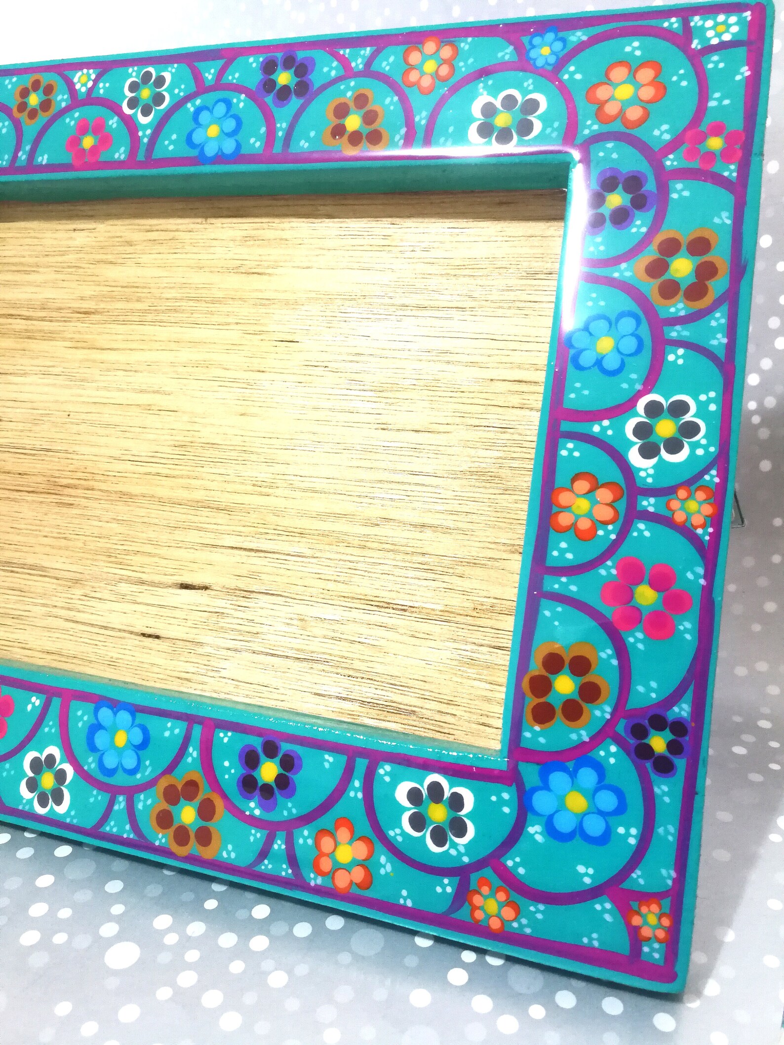 Mexican Aqua Photo Frame Christmas Family Picture Frame - Etsy