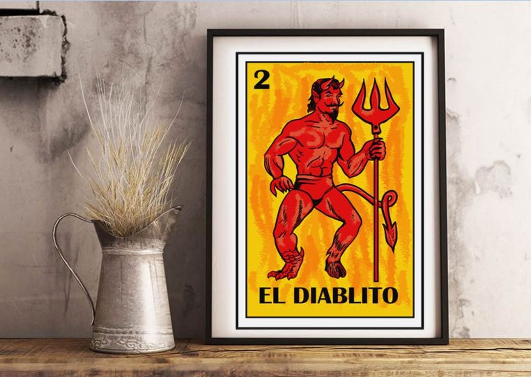 El diablo loteria, Loteria Mexicana Imprimible, El diablito, El diablo ...