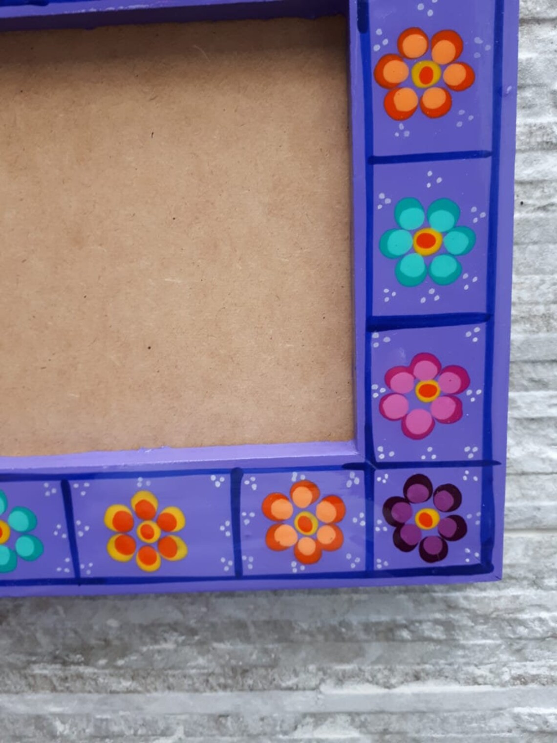 Mexican Photo Frame, Purple Flower Photo Frame, Mexico Family Picture ...