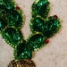 Set of 2 Mini Cactus Sequin Patch Mexican Mini Nopal Sequin - Etsy