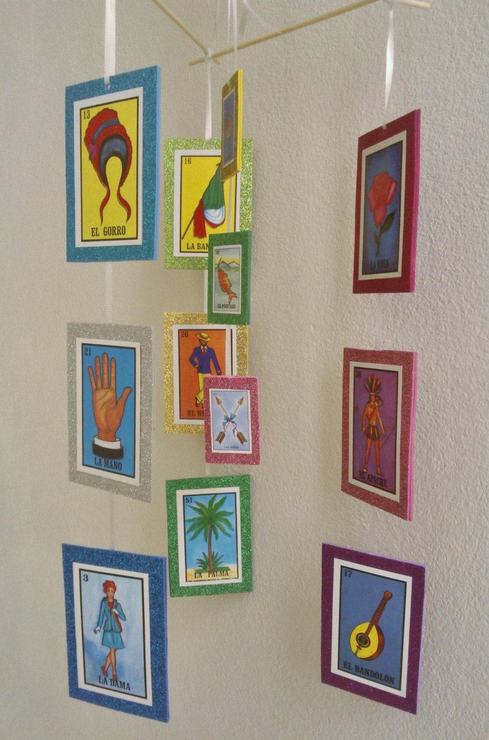Mexican Loteria Mobile Cinco de Mayo decor Birthday photo | Etsy