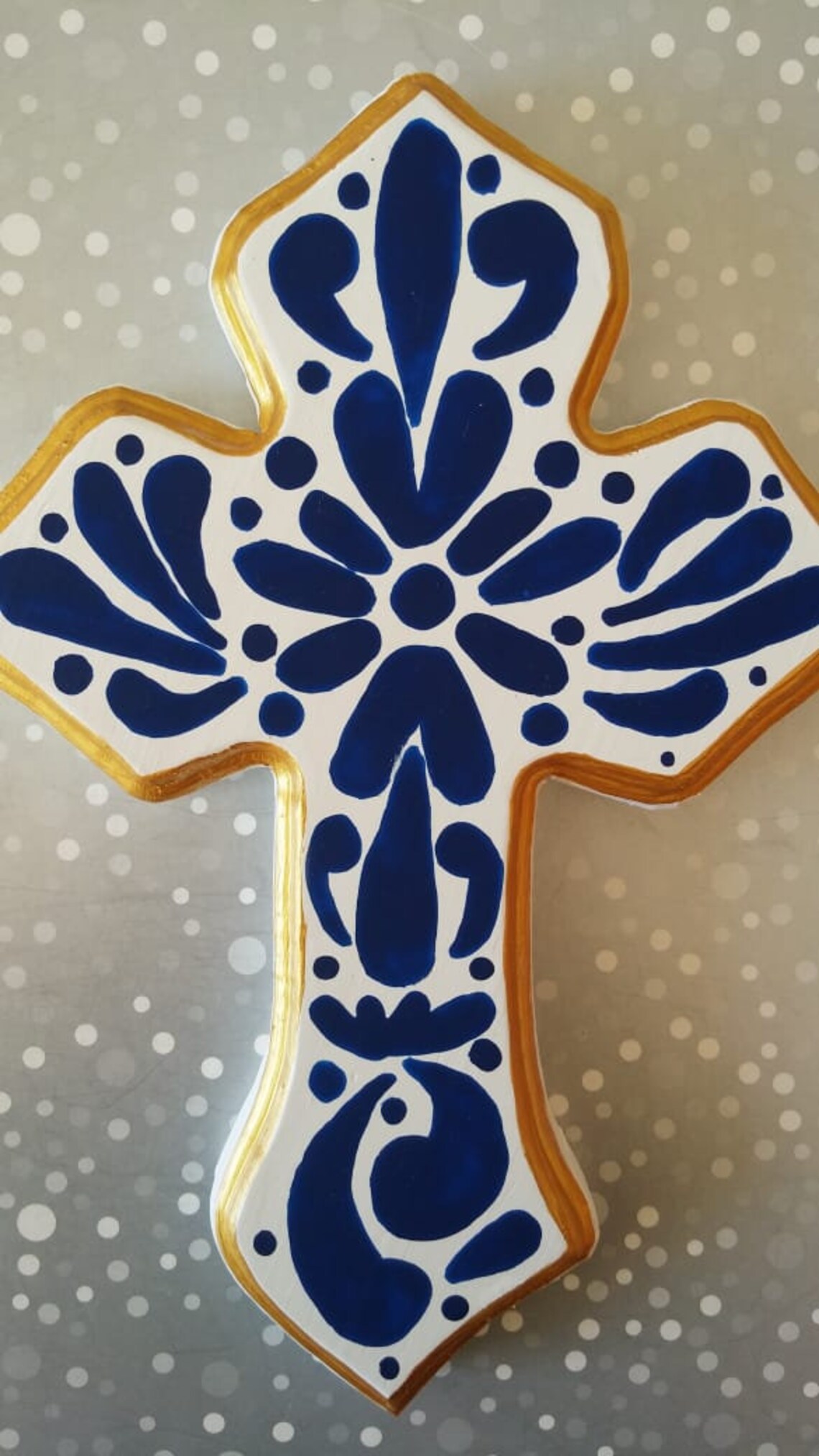 Mexican Wood Cross Mexican Sacred Heart Cross Mexican - Etsy