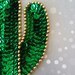 Cactus Sequin Patch, Mexican Nopal Sequin Patches, Mexican Patch, Nopal Cactus Sequin Applique ...