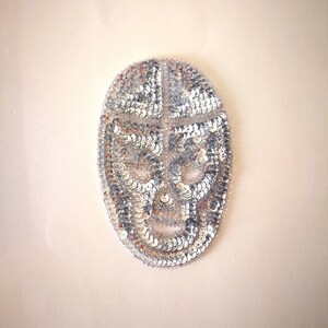 Mexican Luchador, Wrestler Mask Patch, Lucha Libre El Santo, Blue Demon ...