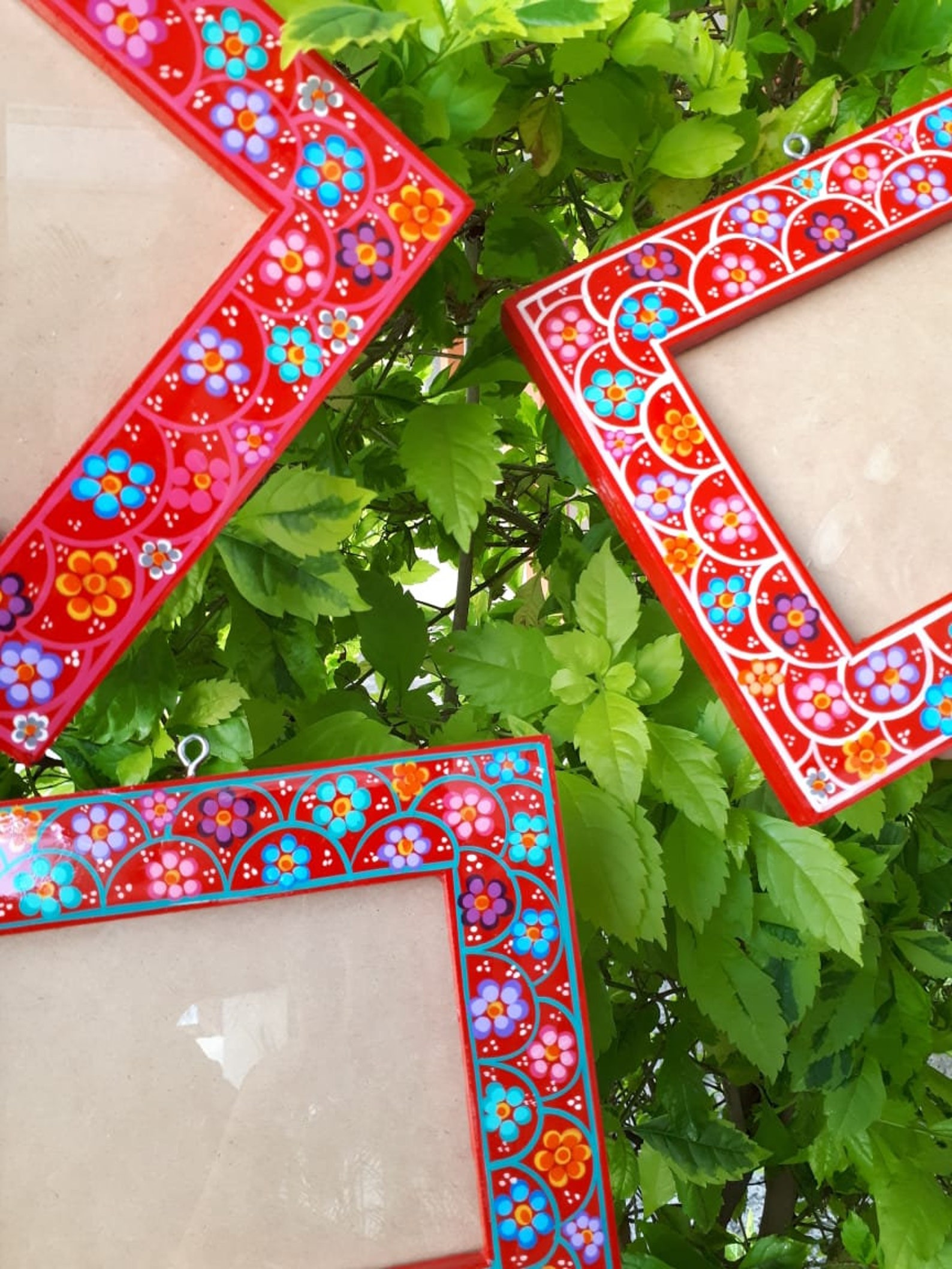 Mexican Red Photo Frame Mexican Family Picture Frame Mexico - Etsy