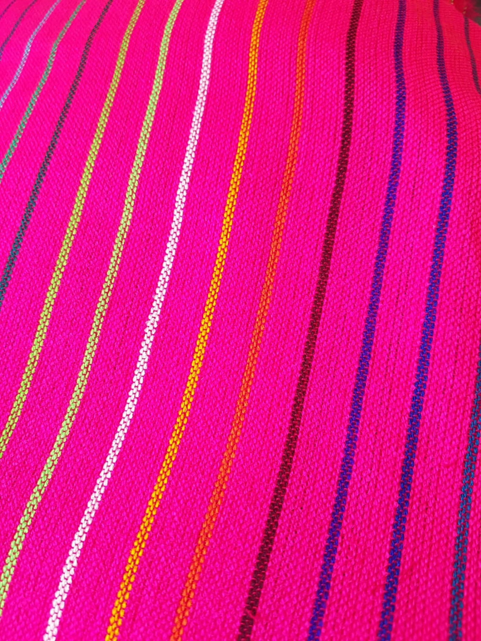 Mexican Pink Rebozo Supply Aztec Fabric Mexican Striped | Etsy