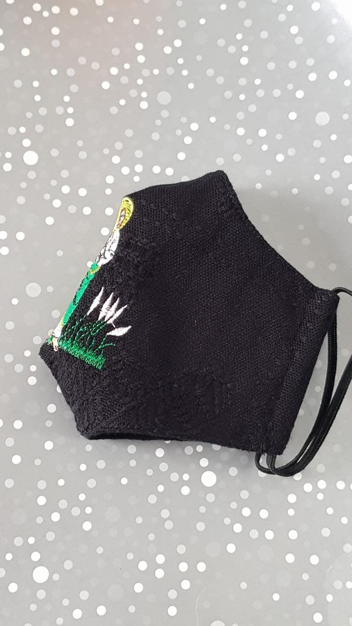 San Judas Tadeo Face Mask Mexican Embroidered Face Cover | Etsy