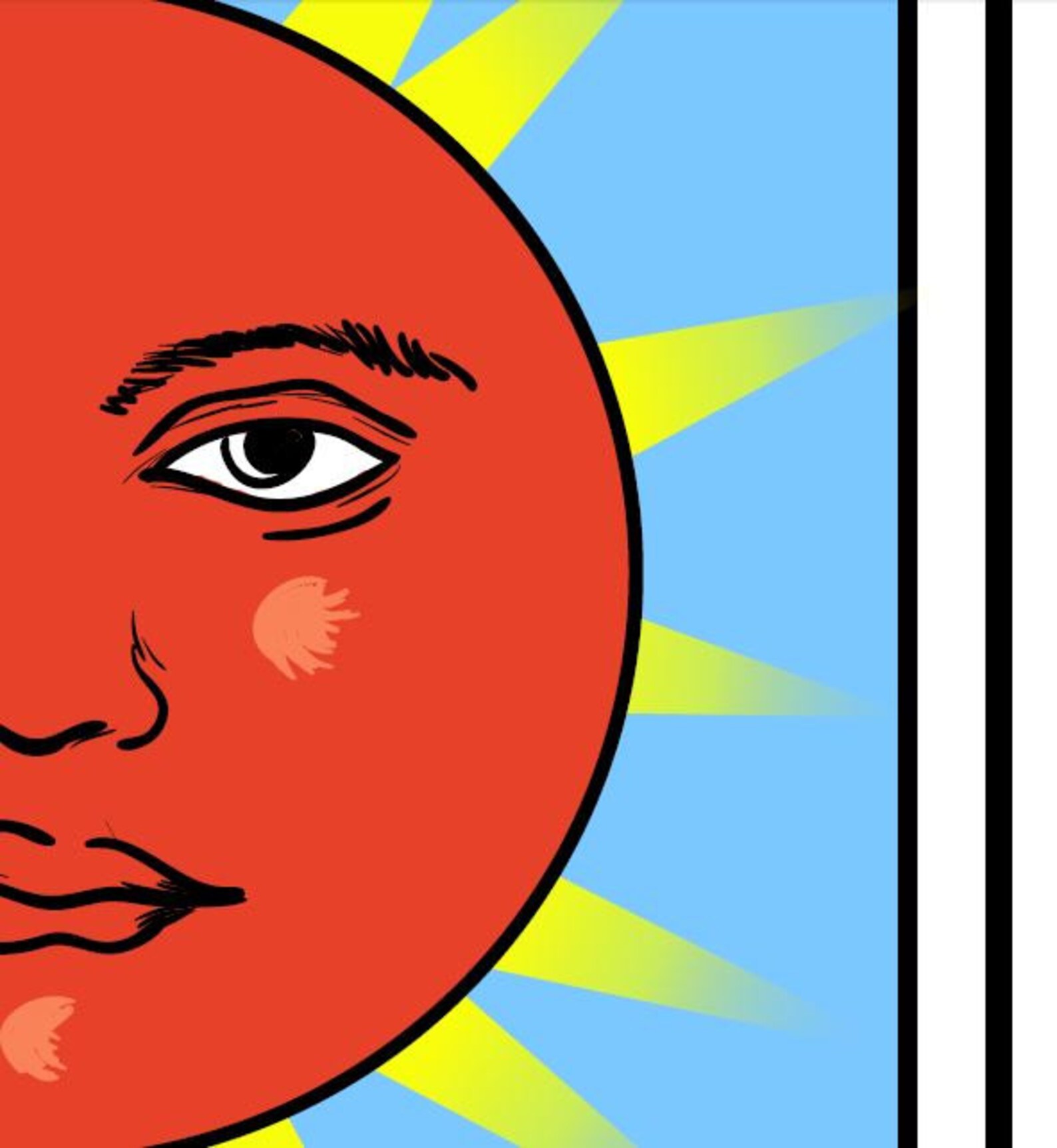 Mexican Loteria El Sol Loteria Mexican Folk Art Sun EL SOL - Etsy