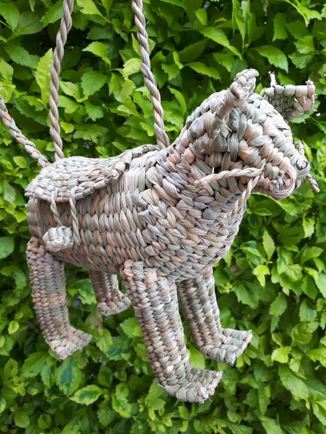 Cat Wicker Bag, Black Cat Rattan Bag, Witch Wizard Straw Purse, Kitty ...