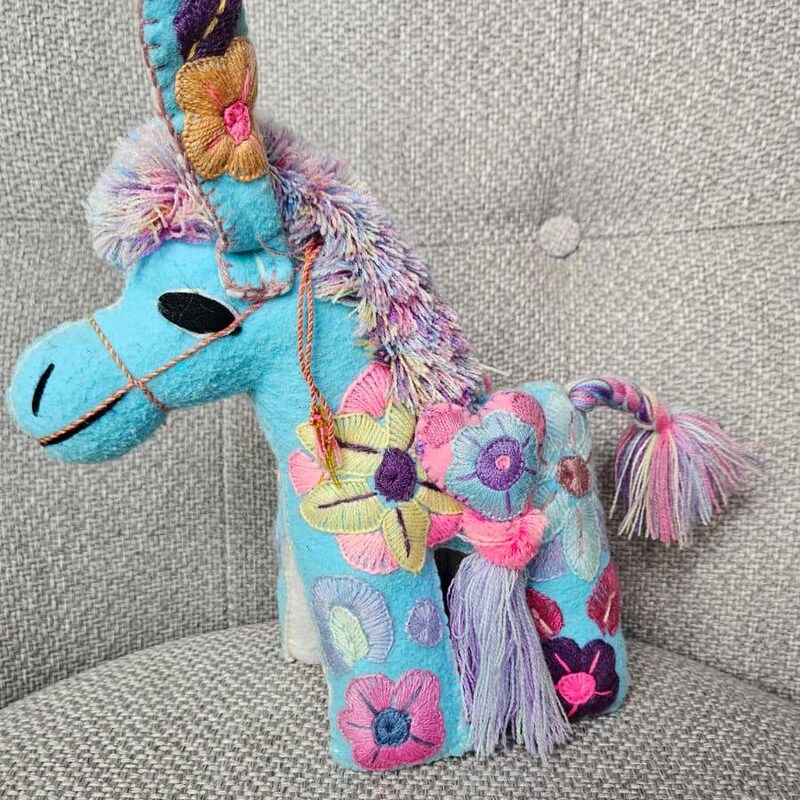 Stuffed Donkey - Etsy