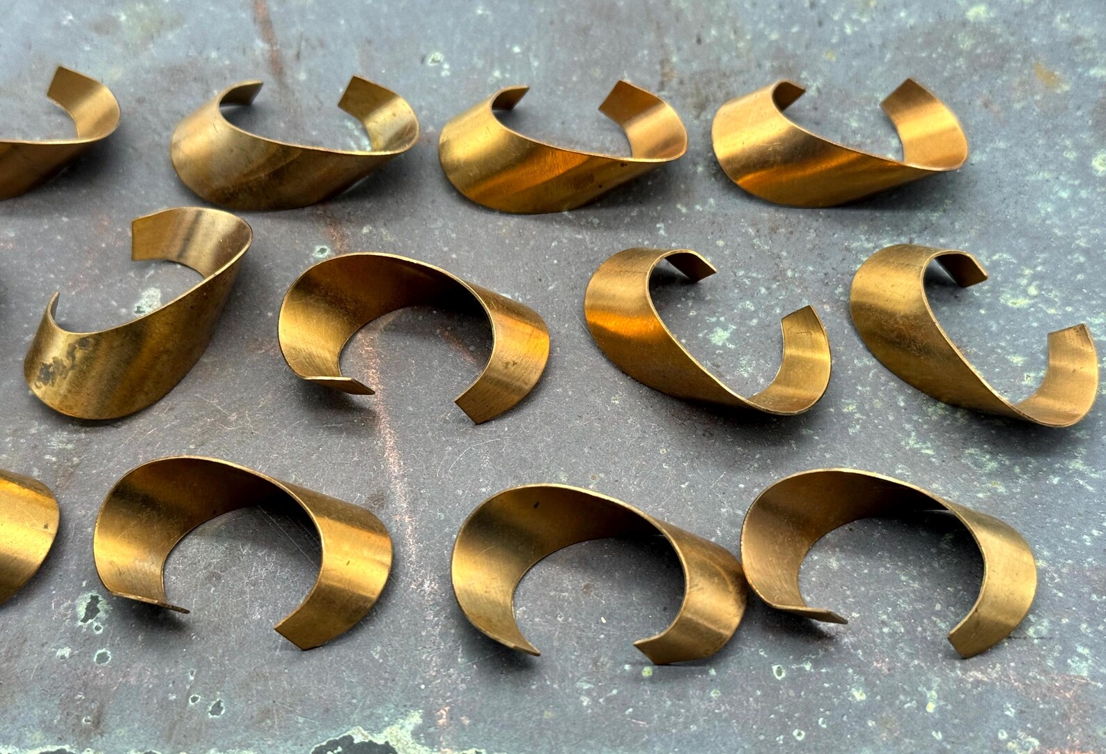 Vintage Brass Large Curls Jewelry Stamping Lot of 13 - Etsy