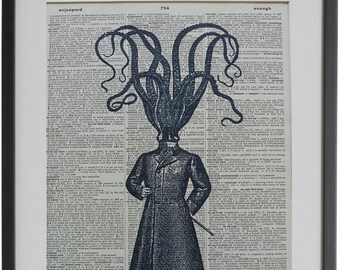 Weird Octopus Art - Etsy