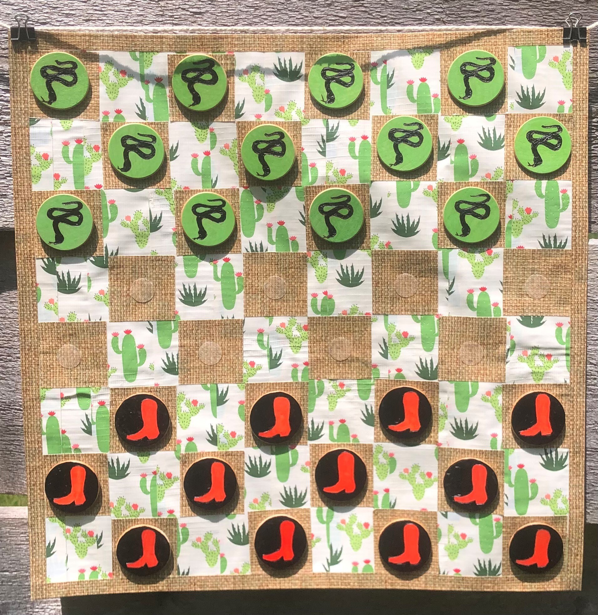 There's a Snake in My Boot Checker Board Snakes & Boots - Etsy